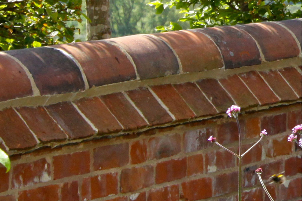 Wall Coping Arts Crafts Crease Tile Detail Marian Boswall Landscape